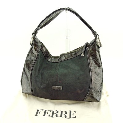 Gianfranco Ferre Shoulder bag Brown Woman unisex Authentic Used L1112 ...