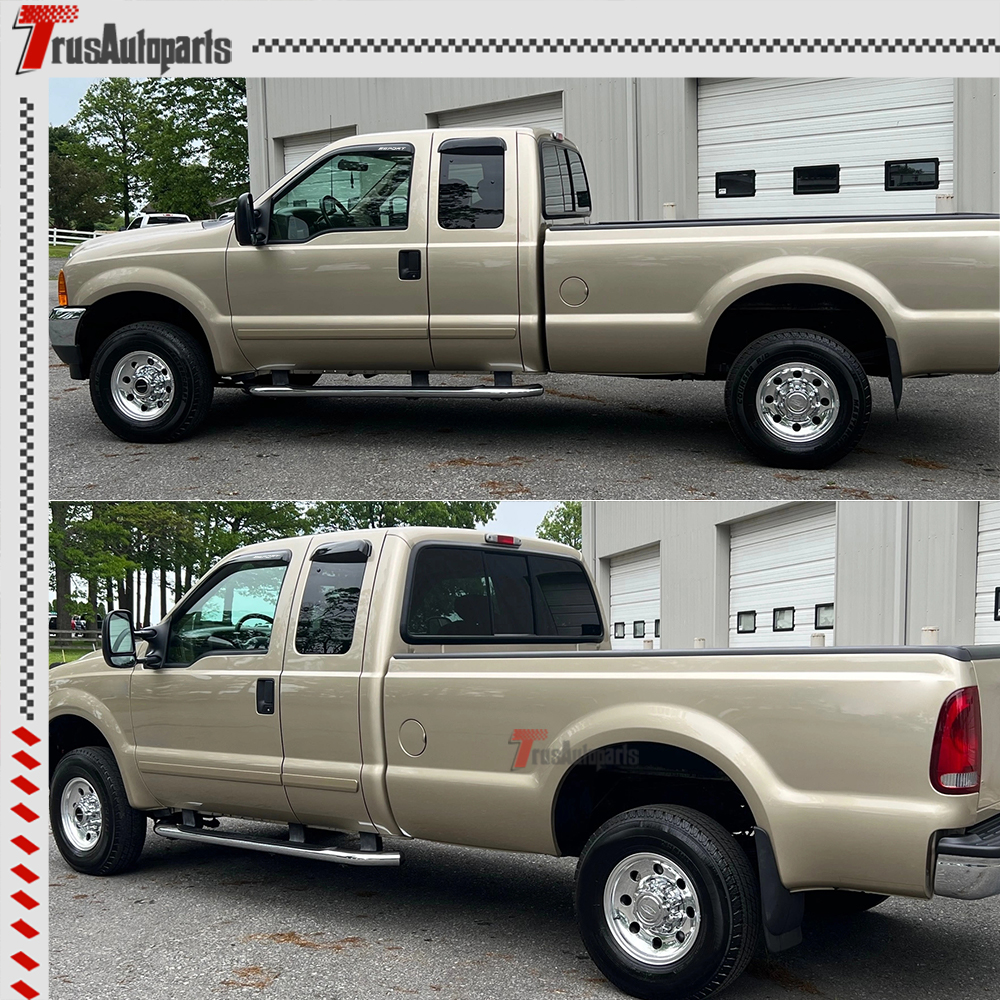 Fits 99-16 Ford F250 Super Duty Extended Cab Window Visors Shade Guard ...