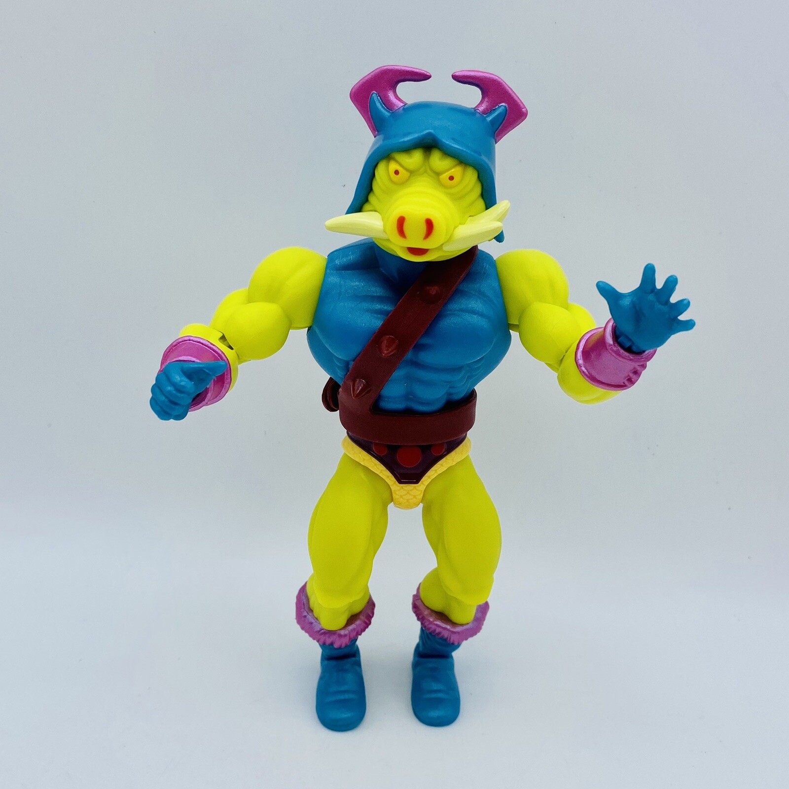 2022 Mattel Sun-Man Rulers Of The Sun PIG-HEAD Action Figure Complete ...