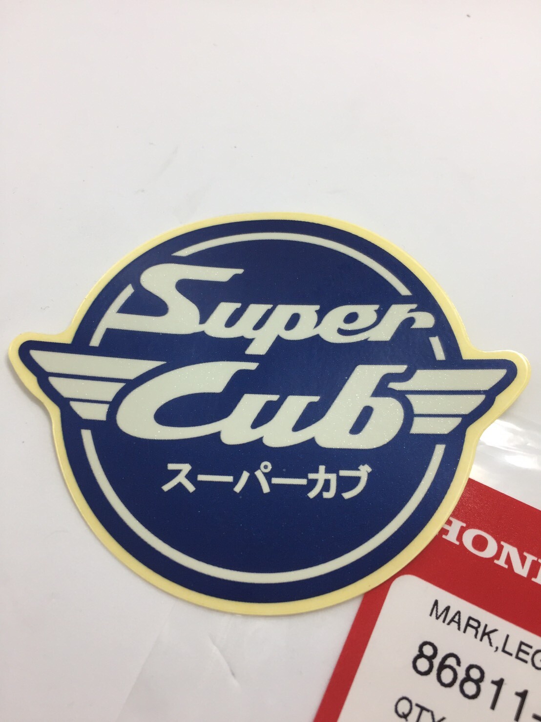 Honda Super Cub C50 C70 C90 Decal Sticker Leg Shield Genuine. 86811-KZV ...