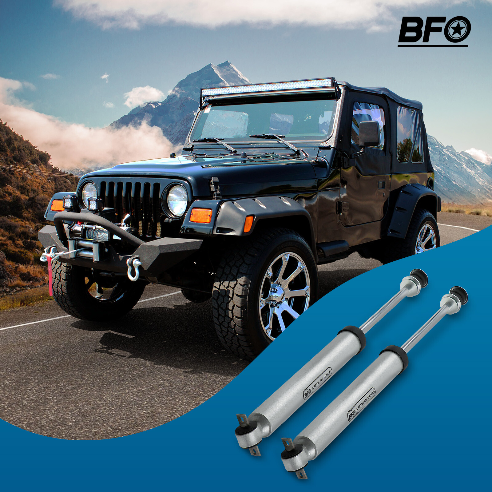 BFO 3.25" Lift Kit for Jeep Wrangler TJ 1997-2002 w/ 6-Cyl Engine | eBay