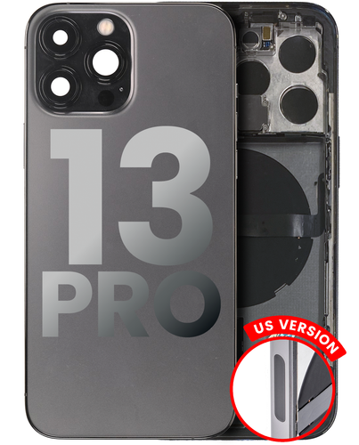 Back Housing W/ Small Components Pre-Installed Compatible For iPhone 13 ...