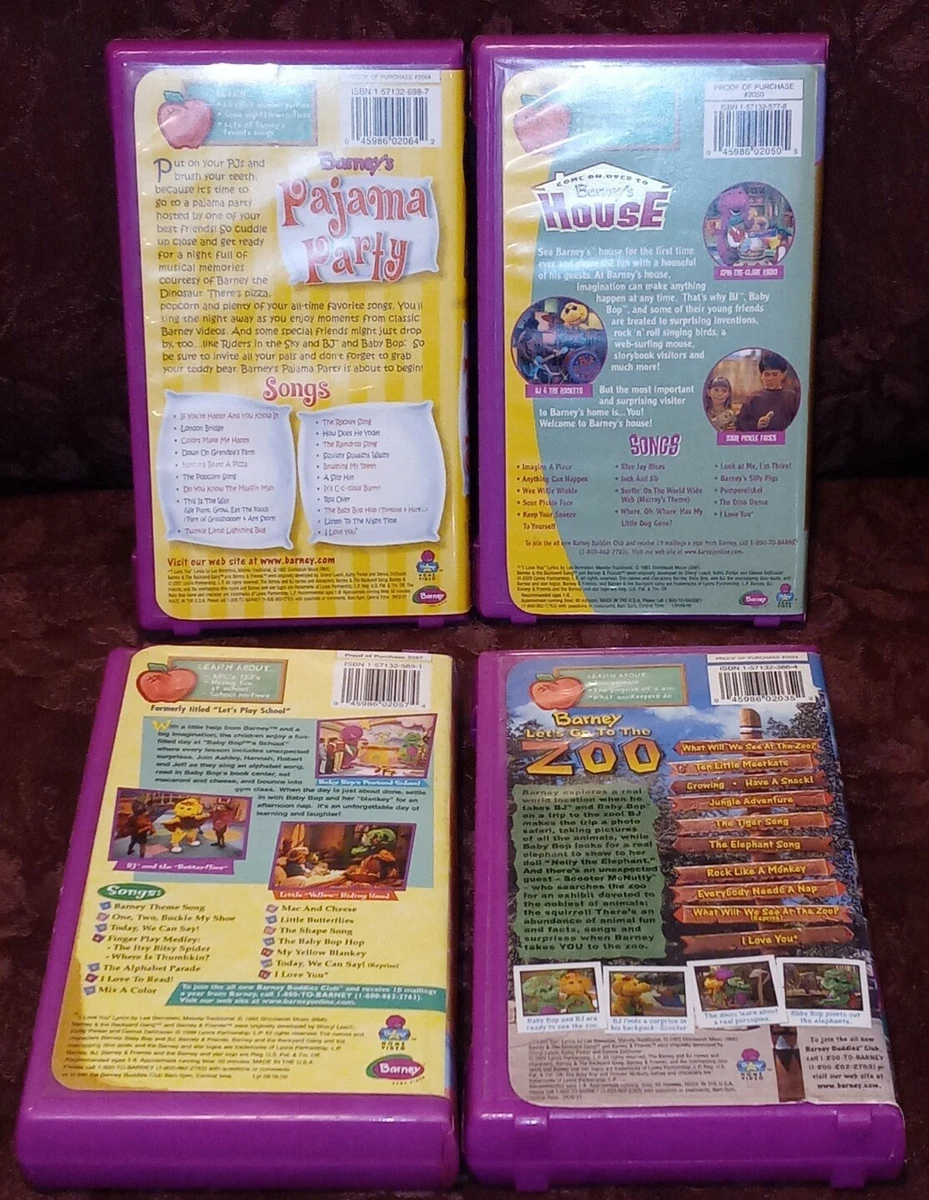 Barney Abc And 123 Vhs