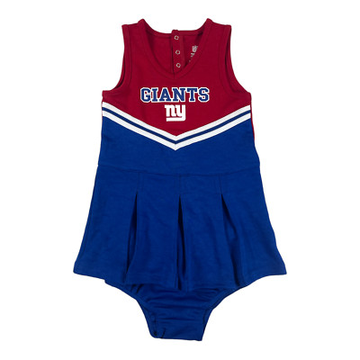 NFL Team Apparel - Toddler Girls New York Giants Cheerleader Outfit ...