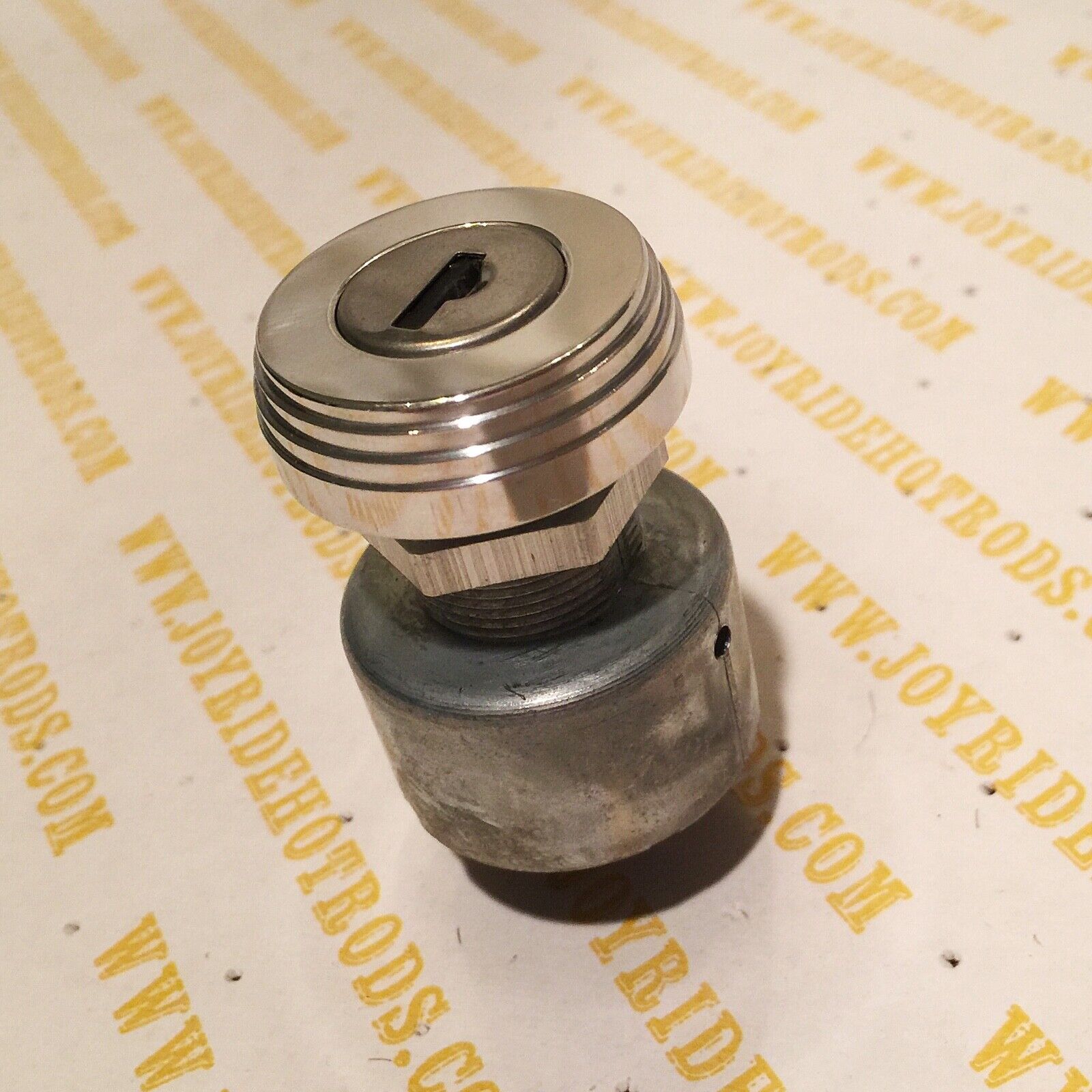 Hot Rod Compact Keyed Ignition Dashboard Switch with Polished 'Art Deco ...