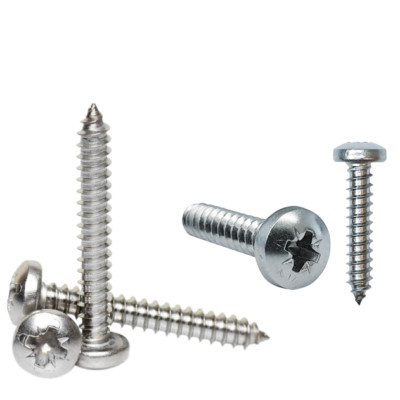 POZI PAN HEAD A2 STAINLESS STEEL SELF TAPPING SCREWS TAPPERS No. 2 4 6 ...