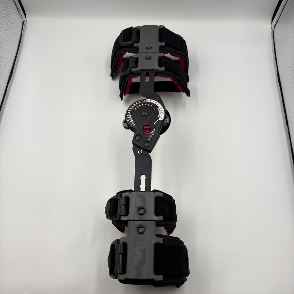 DonJoy X-Act ROM Post-Op Knee Brace Left Leg Adjustable Range o Motion ...