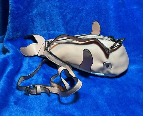 Pink Whale Purse PU Leather Shoulder Bag Womens Handbag Crossbody Fish ...