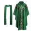 Catholic Clergy Vestments Celebrant Green Vestments Priest Chasuble ...