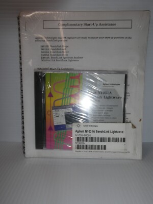 Agilent N1031-60001 N1031A BenchLink Lightwave Start-Up Assistance Ver: A.01.01 | eBay
