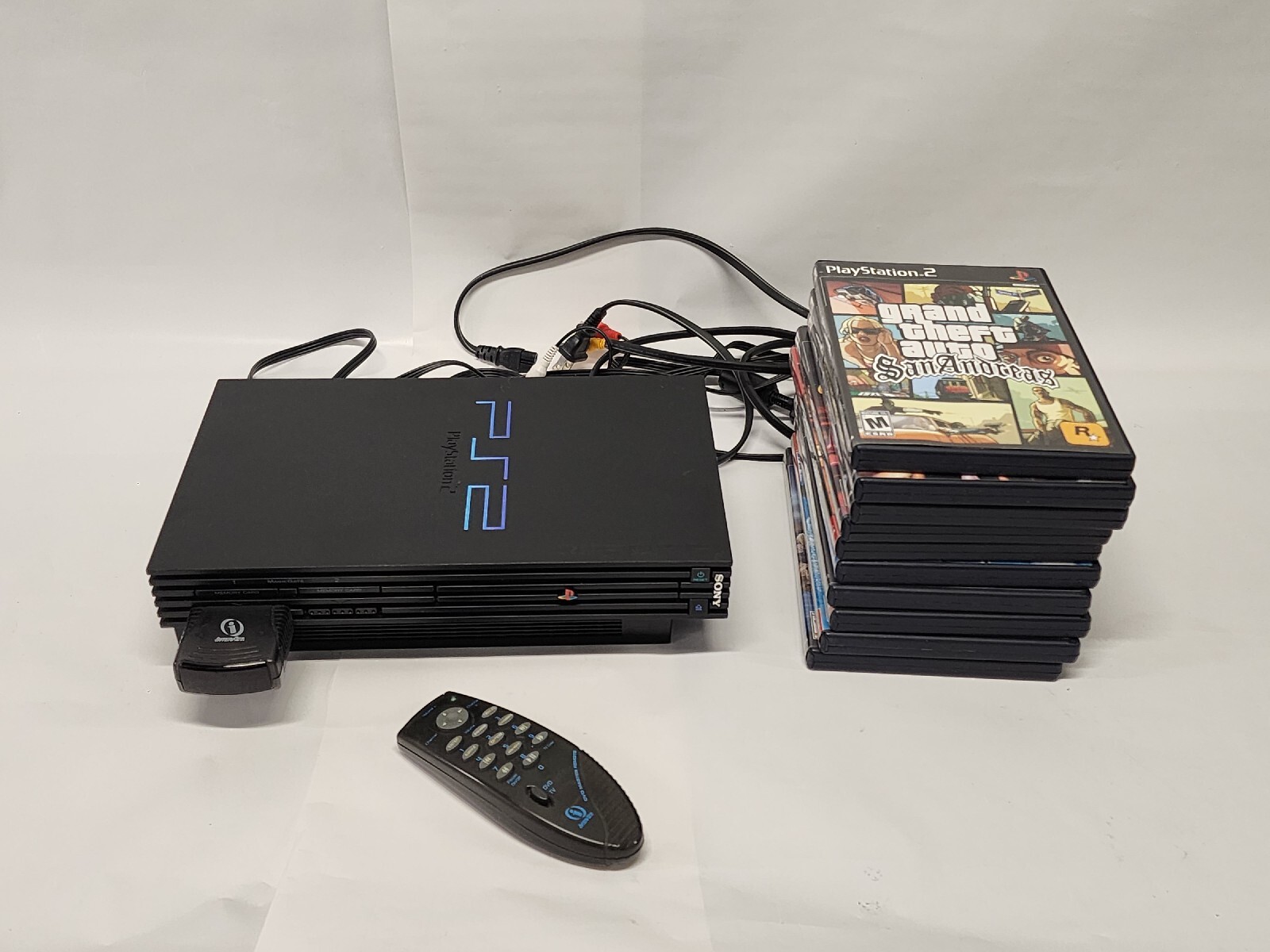 Playstation 2 PS2 Fat Console SCPH-30001 and 10 PS2 Games Tested ...