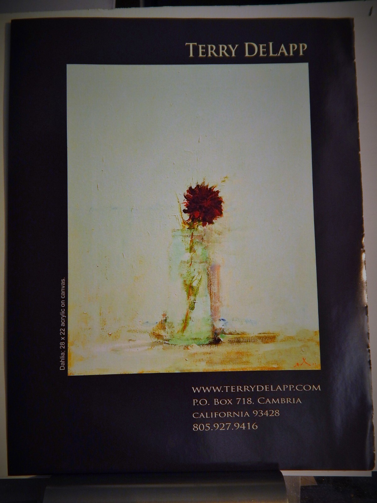 TERRY DELAPP / MICHAEL BUDDEN ART PIECES ORIG VTG 2014 ADVERTISEMENT ...