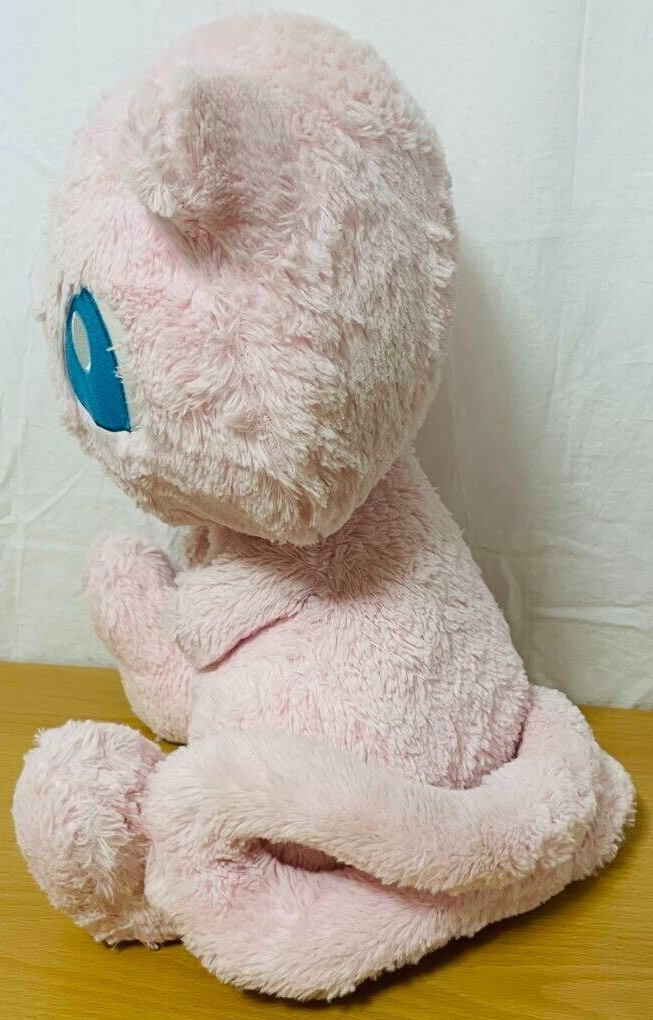 Mew Pokemon Center Original Plush Doll BIG Fluffy Comfy Friends Hugging ...