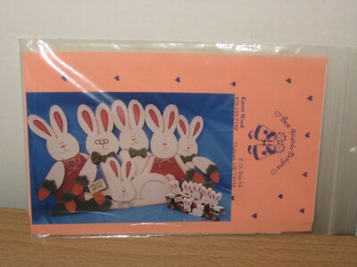 Tole Painting Carrot Patch Rabbits Bunny Family Pattern & Babies Best ...