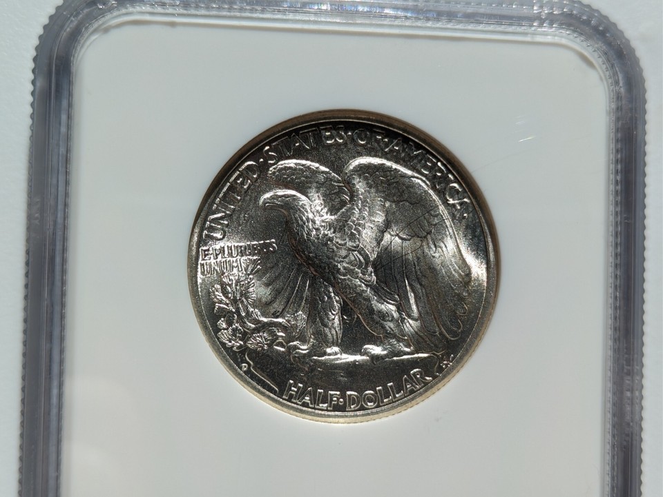 1946-D Walking Liberty Half Dollar NGC MS-65 Nevada Silver Collection ...