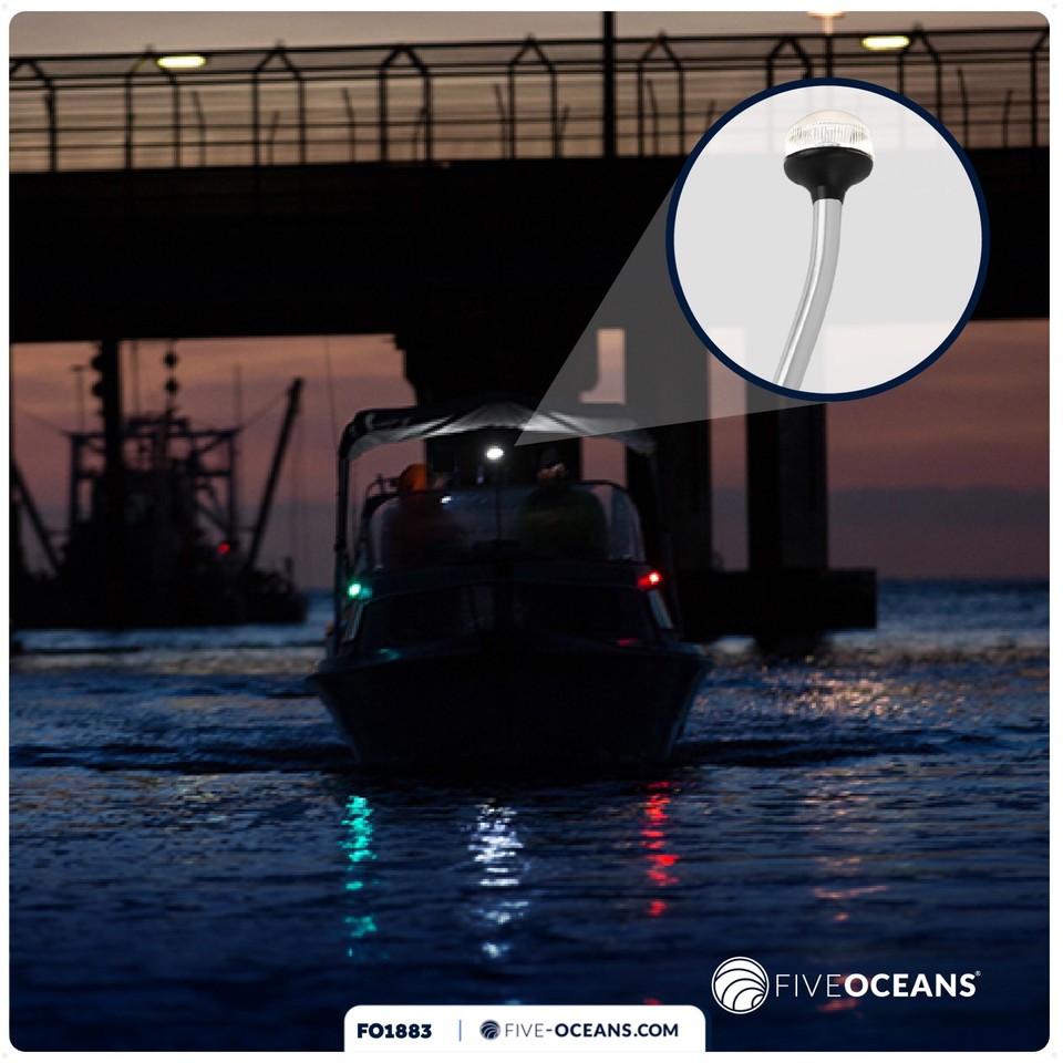 Stern Light, Anchor Light, LED Boat Navigation Lights, Boat Light Pole ...