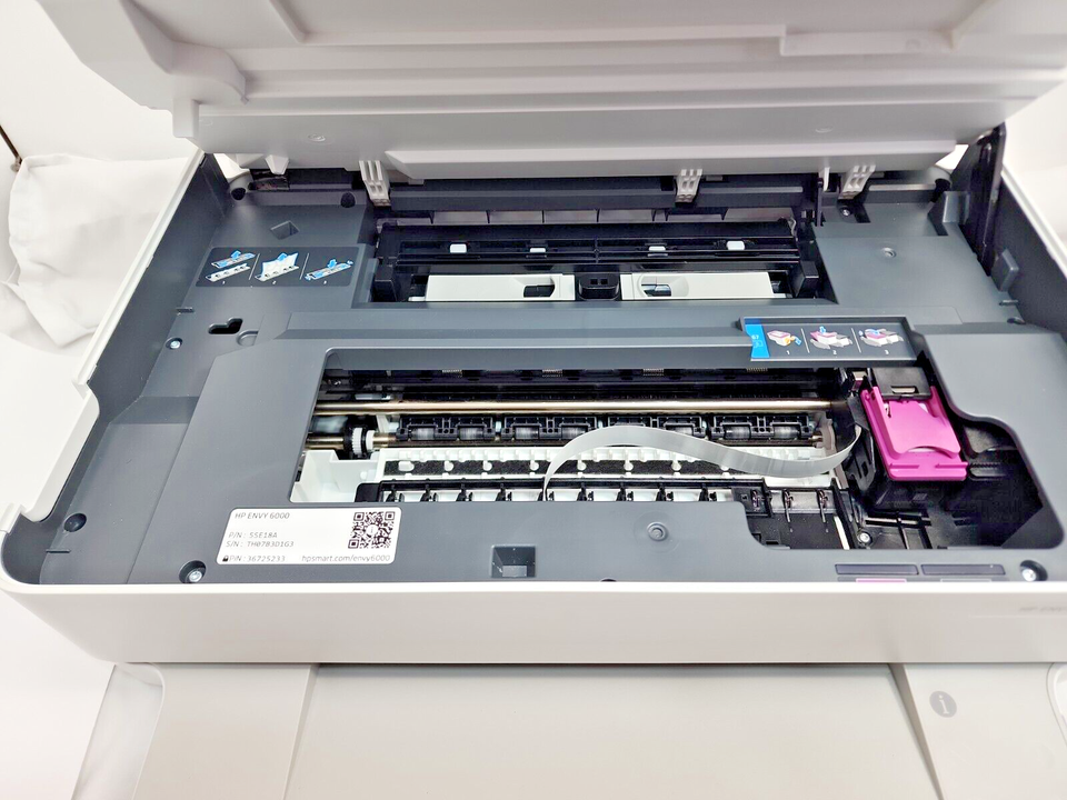 Hp Envy 6052 Wireless All-In-One Color Inkjet Printer White SNPRC-1807 ...