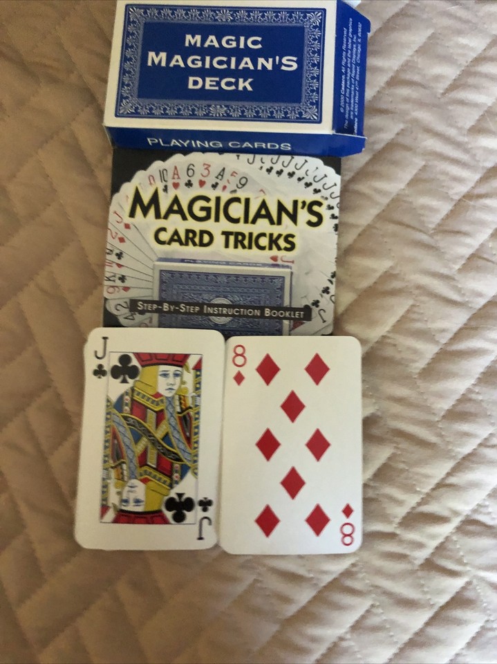 VTG Magicians Deck - Card Tricks Magic Show Cadaco 2004 New Svengali ...