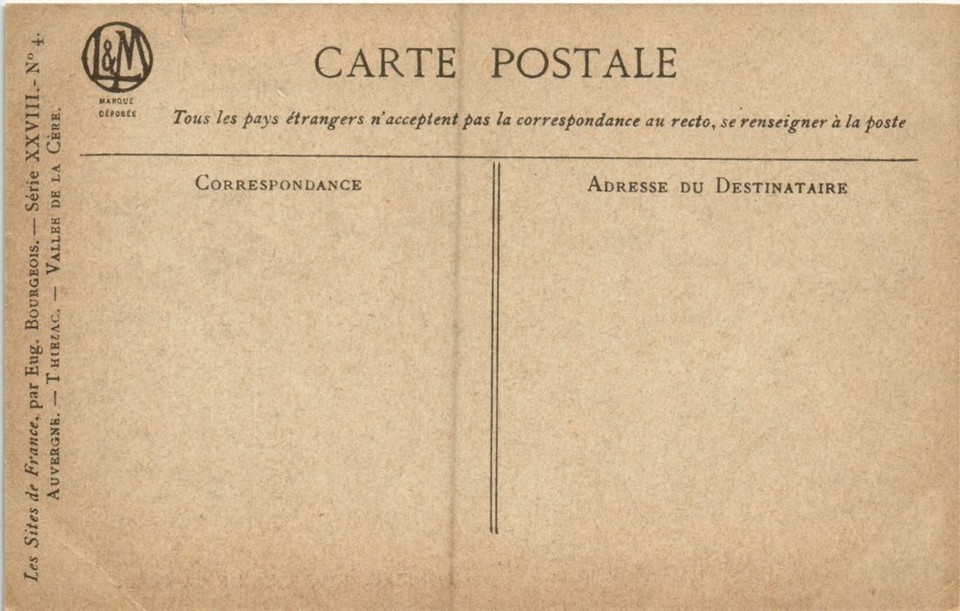 CPA Thiezac Vallee de la Cere FRANCE (1055180) | eBay