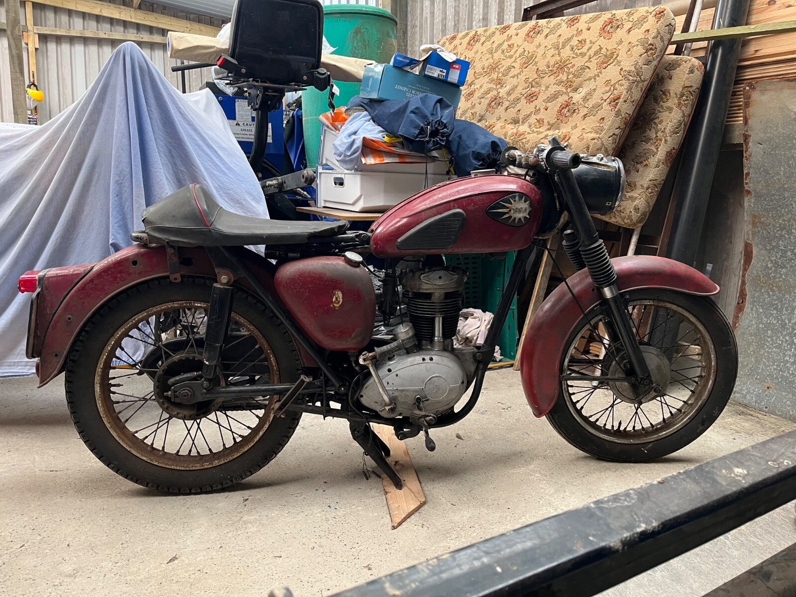 1960 Bsa C15 For Restoration 250cc - Bike Years - 1960s