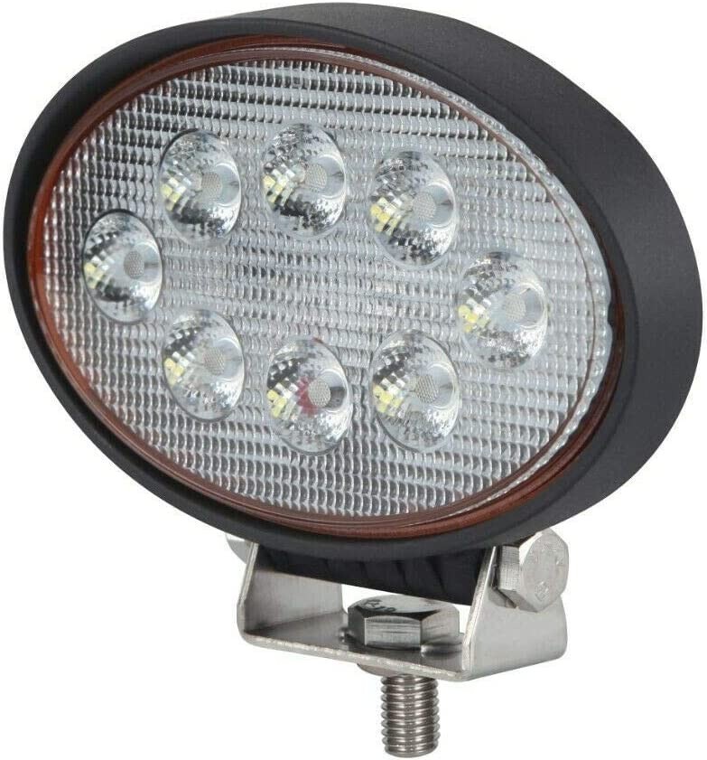 Professional HQ Oval 24w 2x Led Work Lights Flood Beam Digger Tractor ...