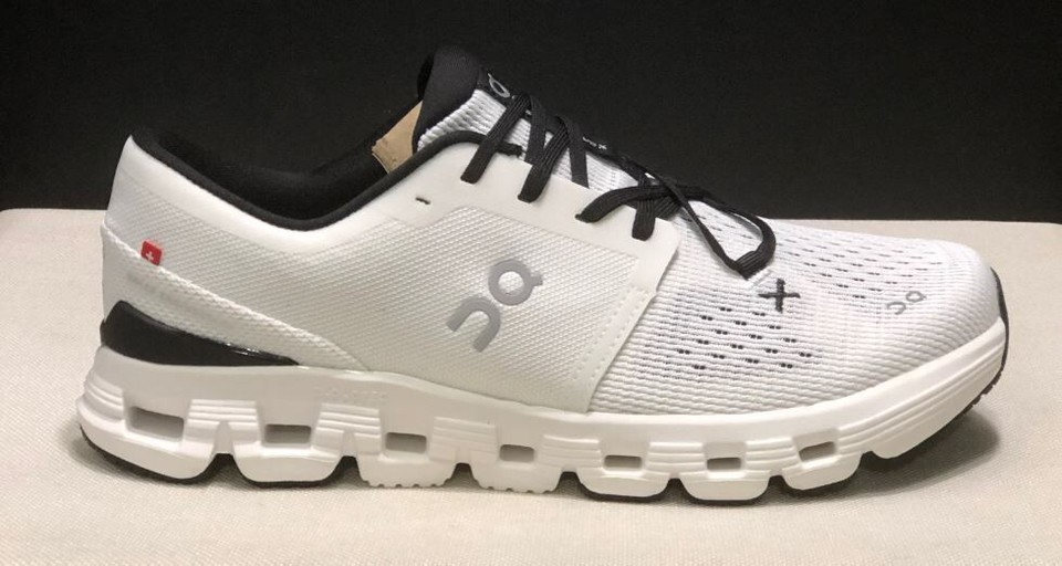 OnCloud Shoes Cloud X 4 Men's Running Sneakers: Ivory/Black: 10 Medium ...