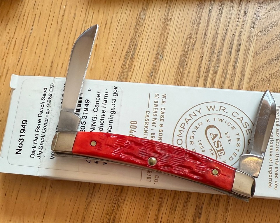 CASE SMALL HALF CONGRESS KNIFE #6268 CS NEVER USED IN BOX N6 | eBay