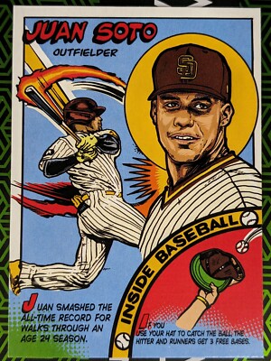 Juan Soto 2023 Topps Archives 1979 Topps Baseball Comics Insert Padres ...