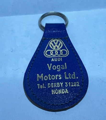 Audi VW Honda & Fiat Dealers keyring Vogal & Dalbury Motors Derby ...