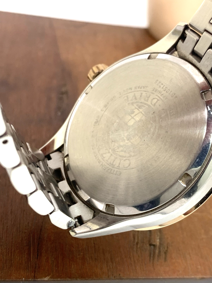 Citizen Men's Watch Eco-Drive BM7256-50E Addysen Rose Gold Silver Steel ...