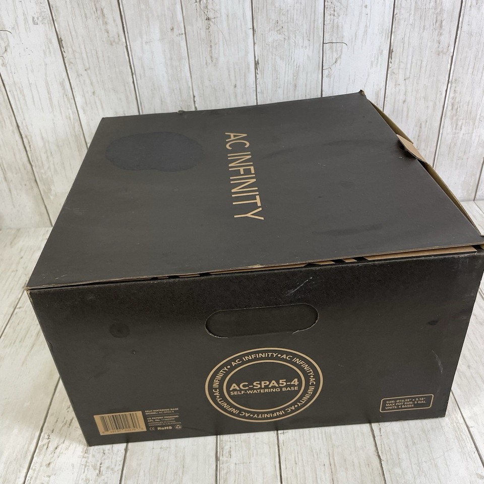 Self-Watering Fabric Pot Base Grow Tents, Greenhouses, Gardens 4pk AC ...