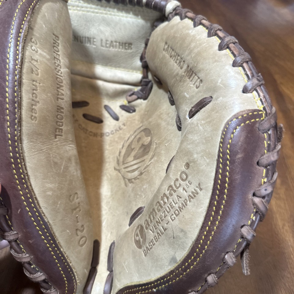 Tamanaco 33 1/2 Inches ST-20 Steerhide Catchers Glove RH Throw | eBay