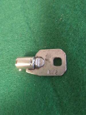Snack soda drink vending machine key #RY 2 fits barrel style locks used ...