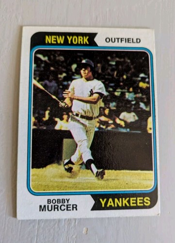 Bobby Mercer 1974 Topps #90 VG O/C No Creases New York Yankees | eBay