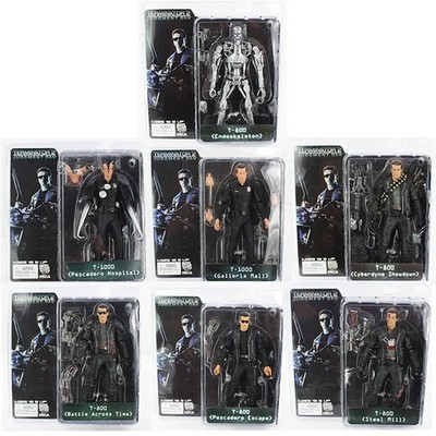 The Terminator T-800 T-1000 Endoskeleton PVC Action Figure Collectible ...