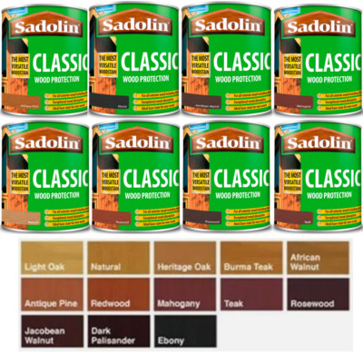 Sadolin Classic Wood Protection Paints Available in All Sizes | eBay UK