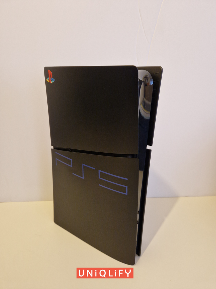 PlayStation 5 PS5 Slim/Pro | Retro PS2 Logo Themed Face Plate Cover ...
