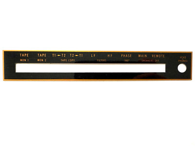 MCINTOSH MA6100 FACEPLATE DECAL - NOS | eBay