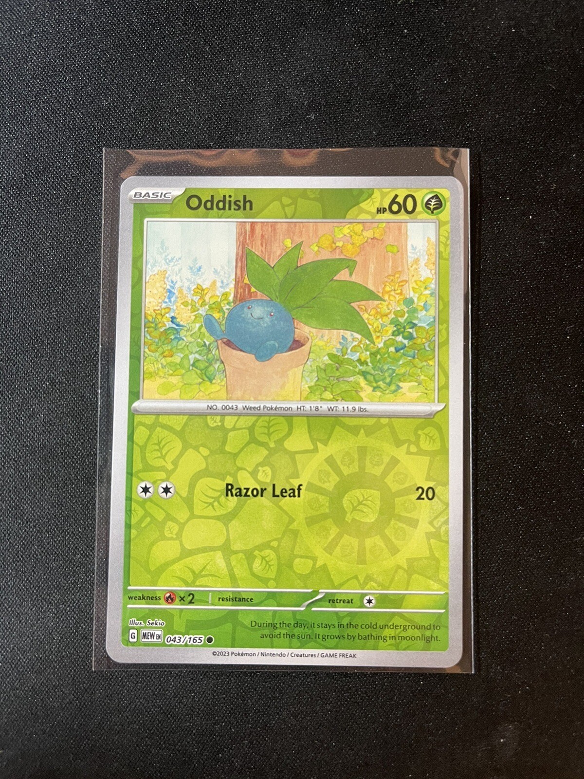 Pokemon - Oddish 043/165 Reverse Holo - Scarlet & Violet 151 NM/M | eBay