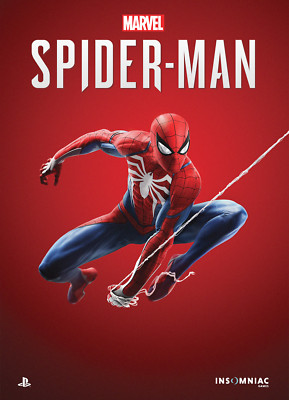 Spider Man PS4 Marvel Video Game Poster Art Print Home Decor HQ A1 A2 ...