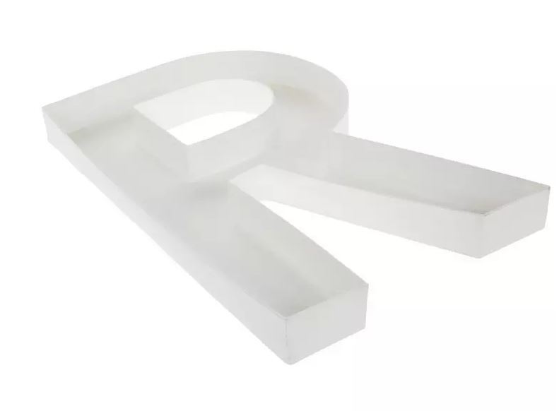 White Fillable Letter/Number 16" Tall Price Per Letter New | eBay