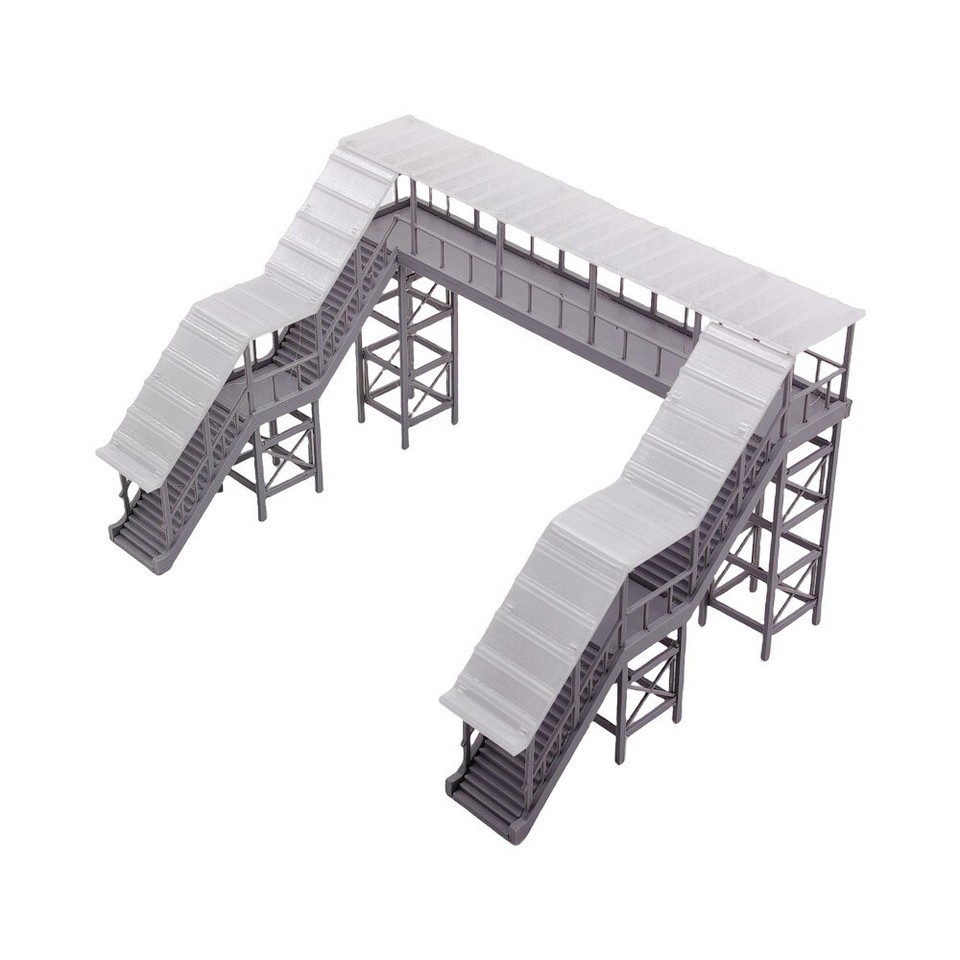 Outland Models Miniatures Overhead Footbridge Covered 1:87 HO Scale | eBay