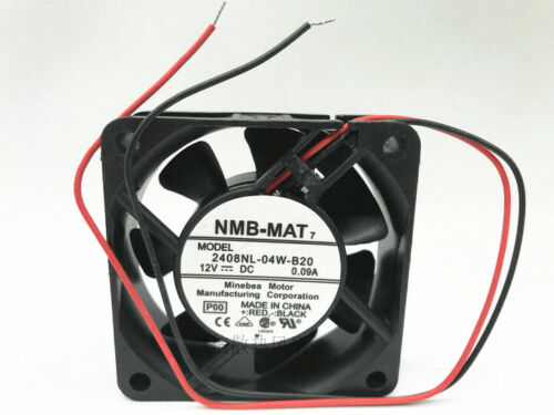 1PC NMB-MAT 6020 12V 0.09A 2408NL-04W-B20 6CM silent cooling fan* | eBay UK