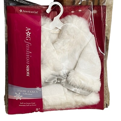 Snow Fancy Soft as Snow American Girl 18" White Coat NEW | eBay