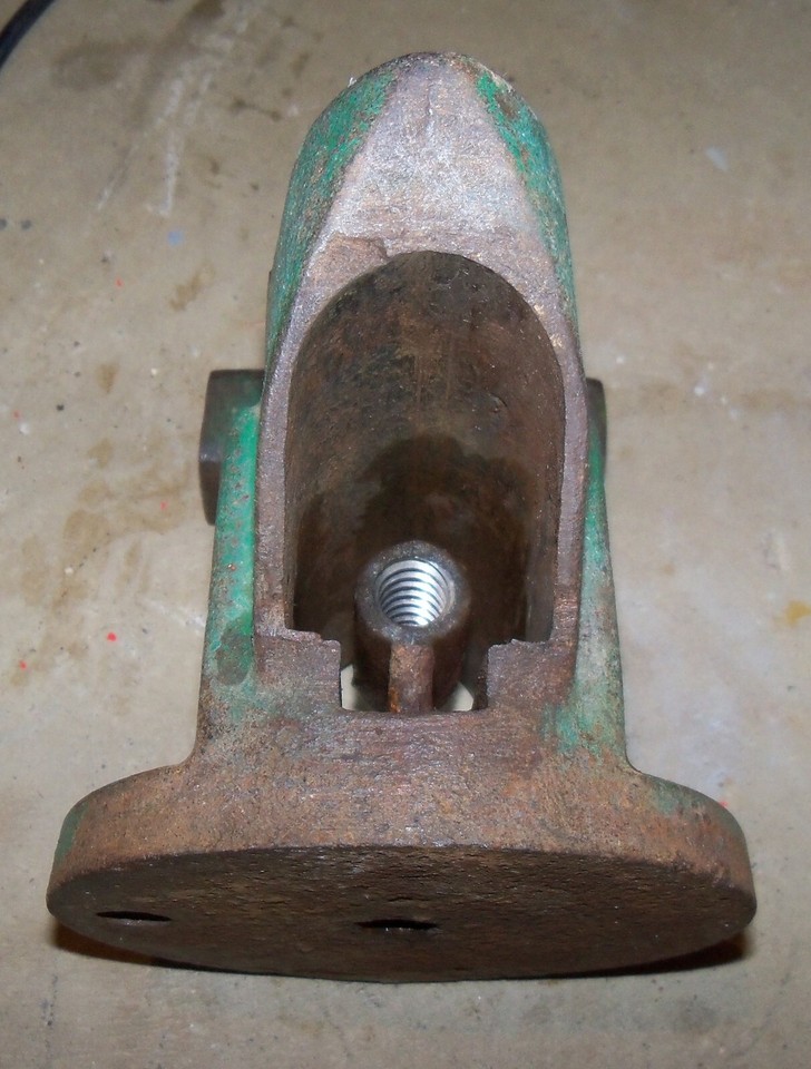 HTF Vintage Craftsman BULLET NOSE 4" Bench Vise Rear Anvil Stationary ...