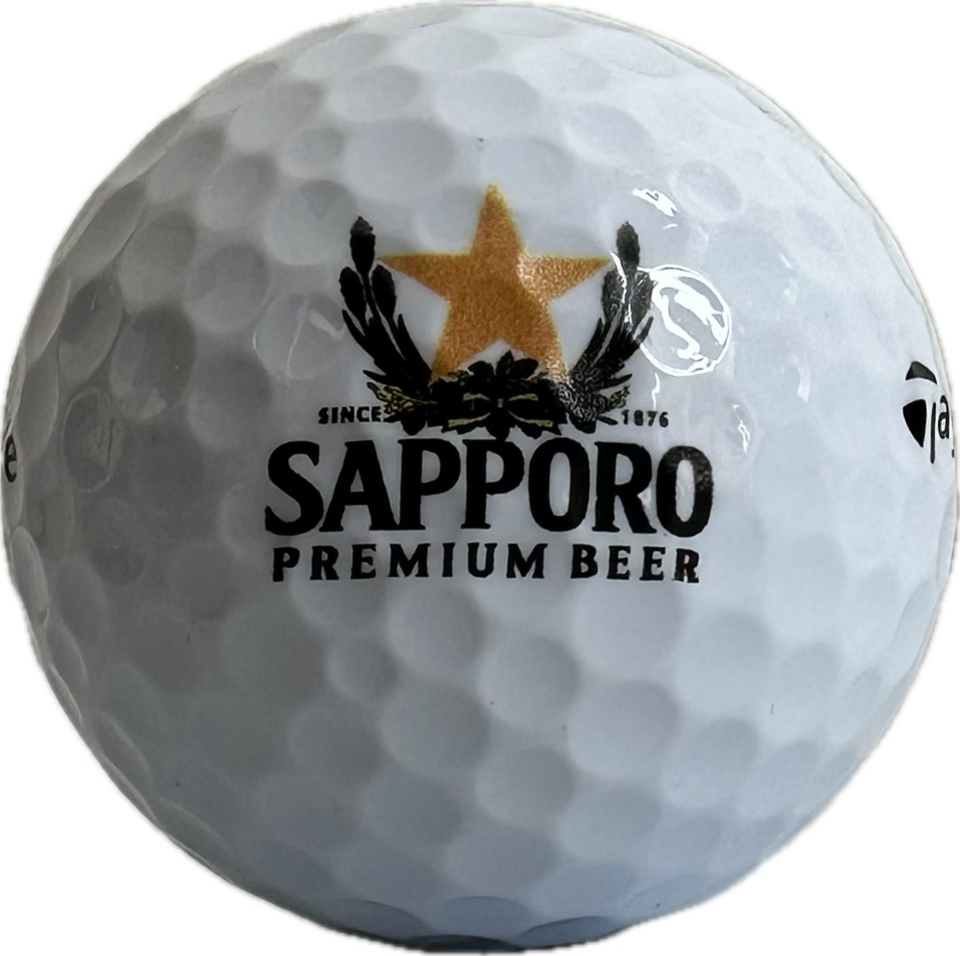 TaylorMade Distance+ Golf Balls Dozen with Sapporo Premium Beer Logo ...