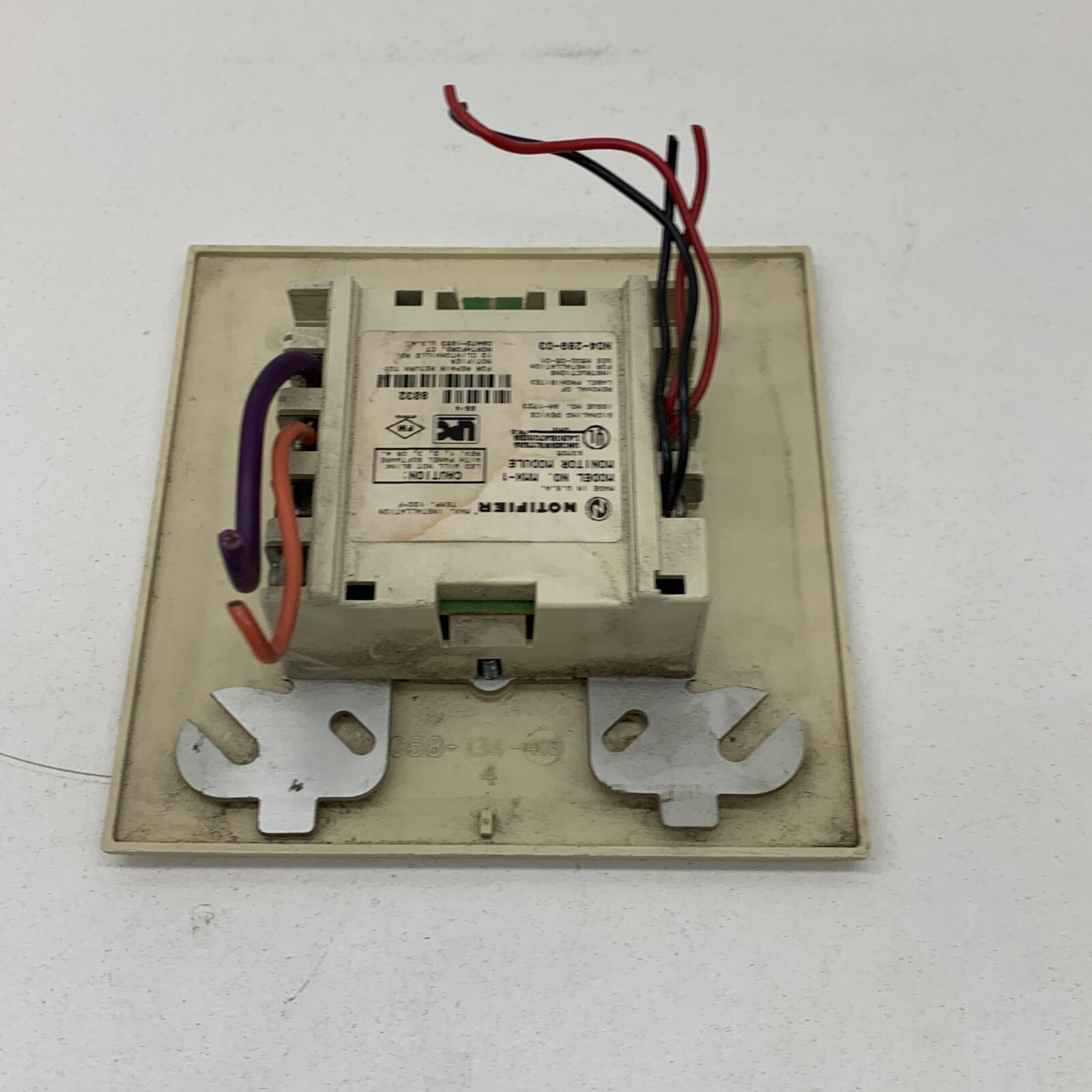 Notifier MMX-1 Intelligent Addressable Monitor Module with Cover | eBay