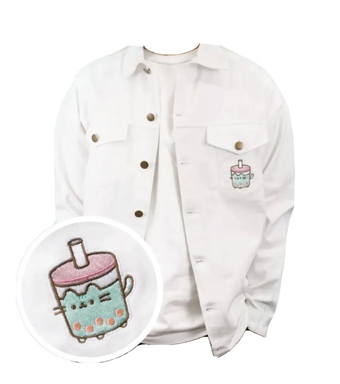 Pusheen Box Exclusive Spring 2023 Bobasheen Lightweight Denim Jacket ...