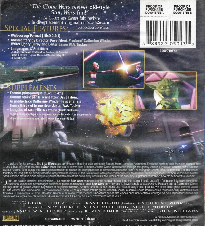 Star Wars The Clone Wars 2008 DVD | eBay