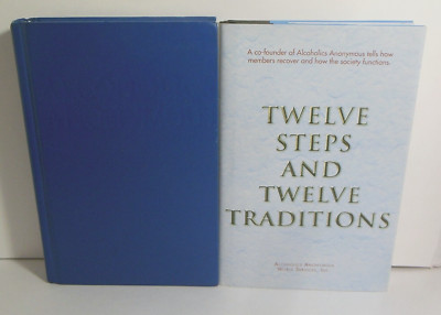 Alcoholics Anonymous AA LOT Blue Book 4th Ed AND Twelve Steps Twelve ...